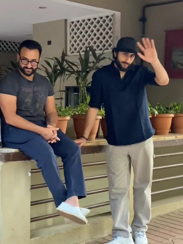 Saif Ali Khan And Ibrahim Ali Khan Father Son Chemistry